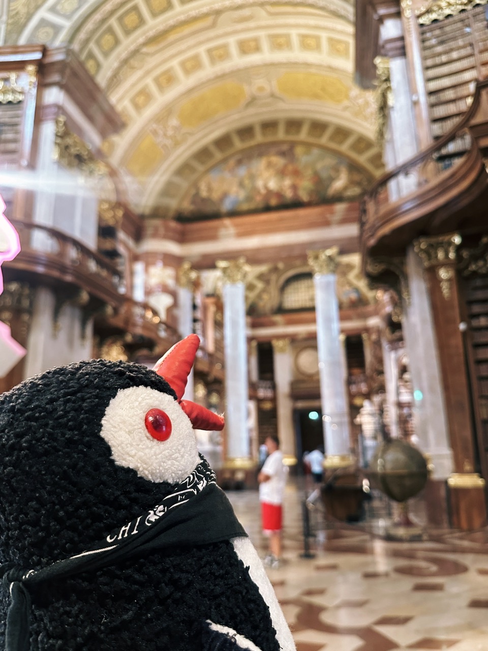 Inside the State Hall of the Austrian National Library ⋆ Lifeguin