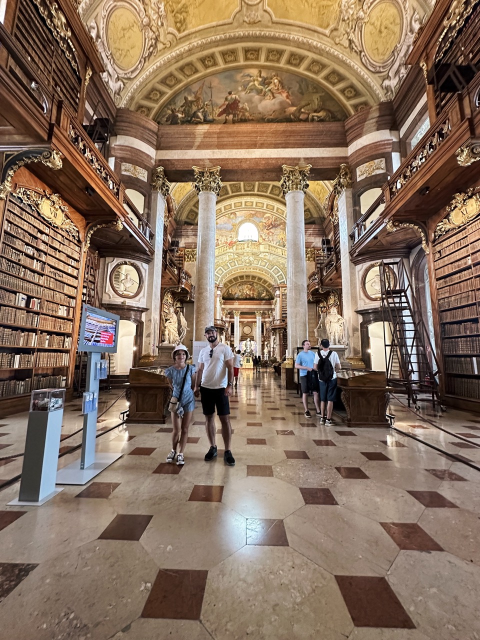 Inside the State Hall of the Austrian National Library ⋆ Lifeguin