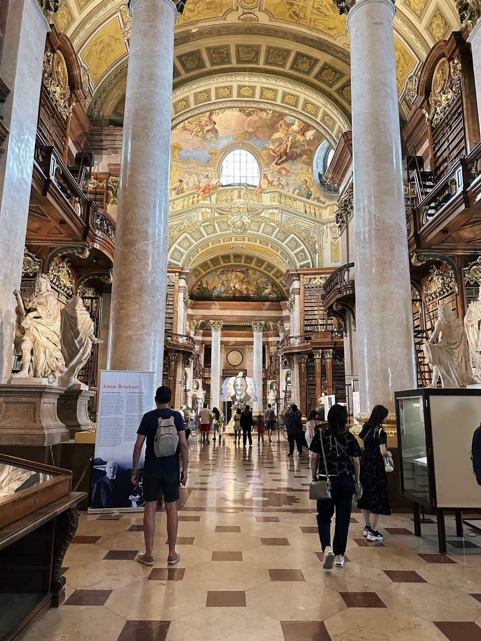 Inside the State Hall of the Austrian National Library ⋆ Lifeguin