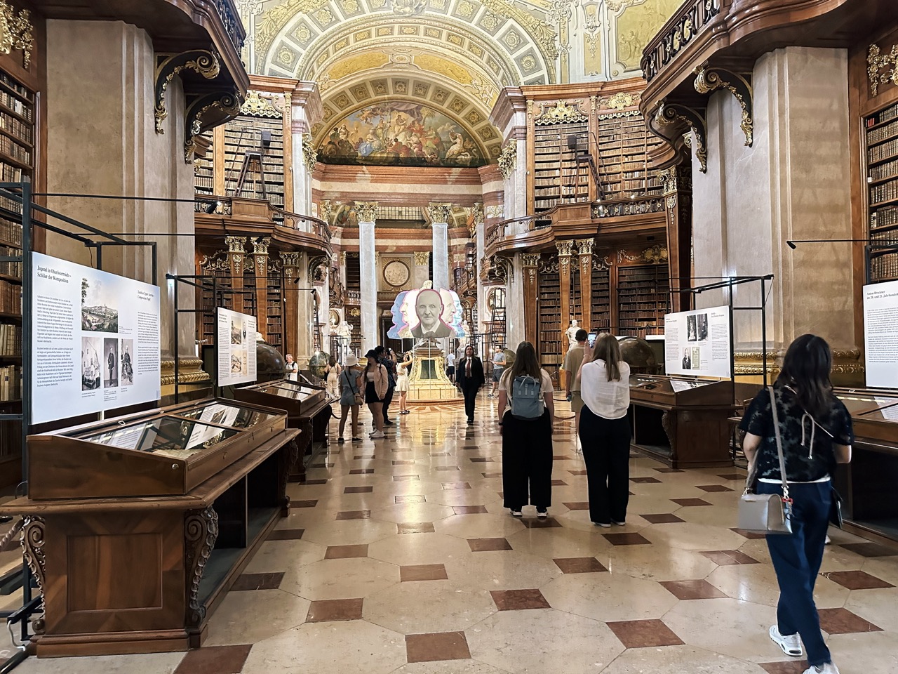 Inside the State Hall of the Austrian National Library ⋆ Lifeguin