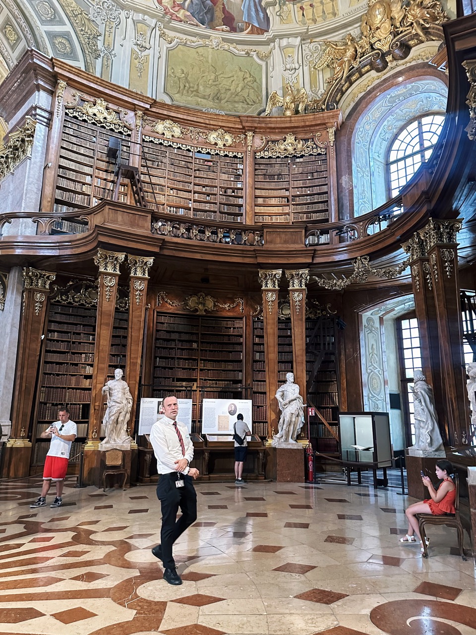 Inside the State Hall of the Austrian National Library ⋆ Lifeguin