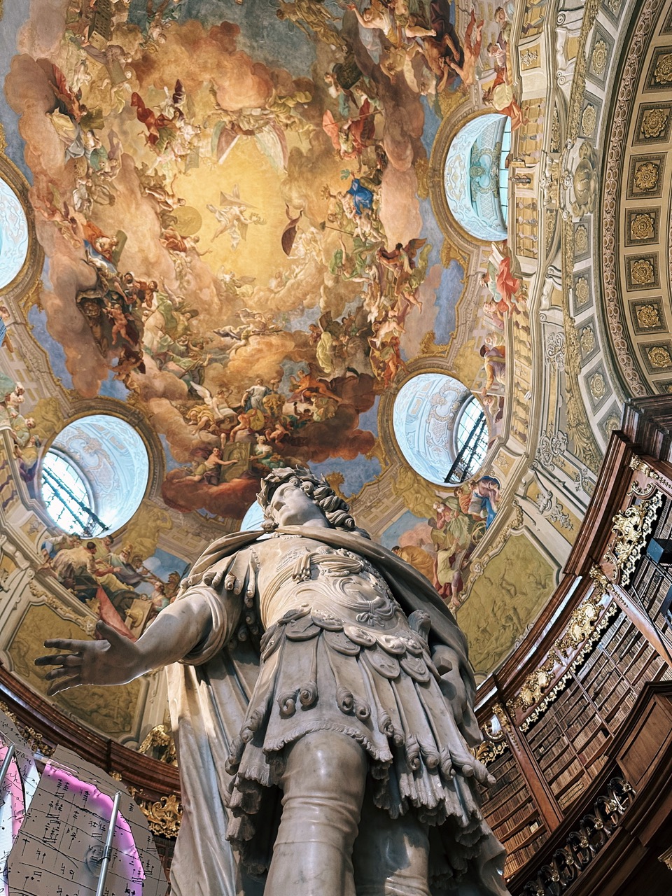 Inside the State Hall of the Austrian National Library ⋆ Lifeguin